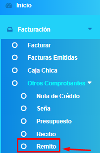 Remito - Control Comercio