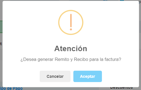 Remito - Control Comercio